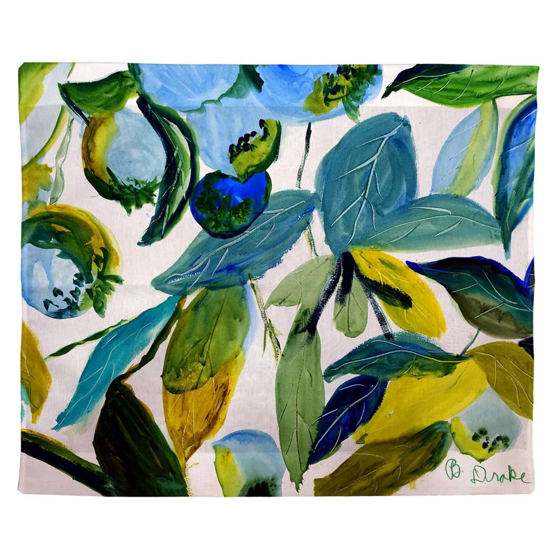 Winston Porter Polyester Betsy's Blueberries Wall Hanging | Wayfair