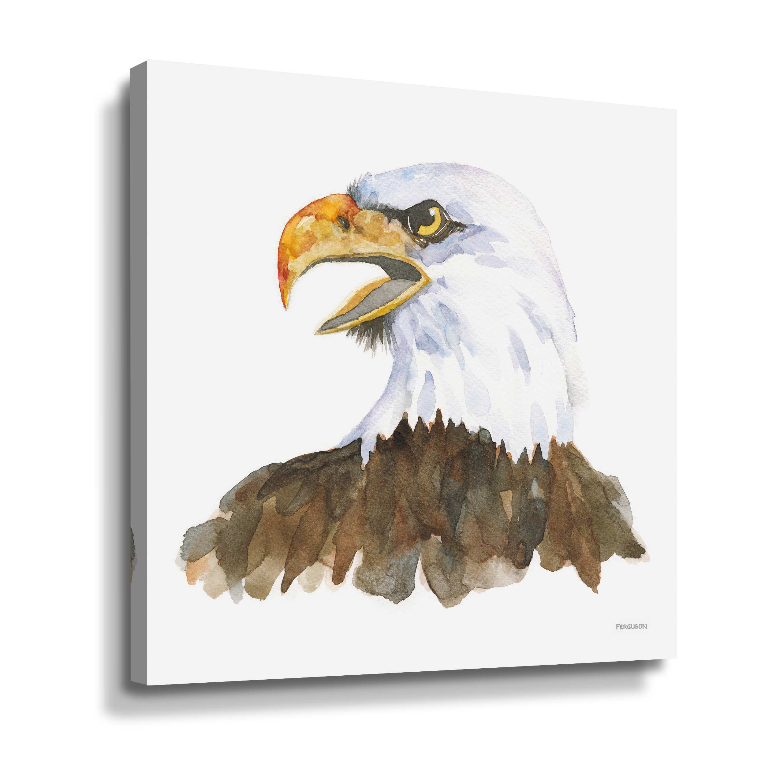 Millwood Pines Bald Eagle - Picture Frame Painting on Canvas | Wayfair