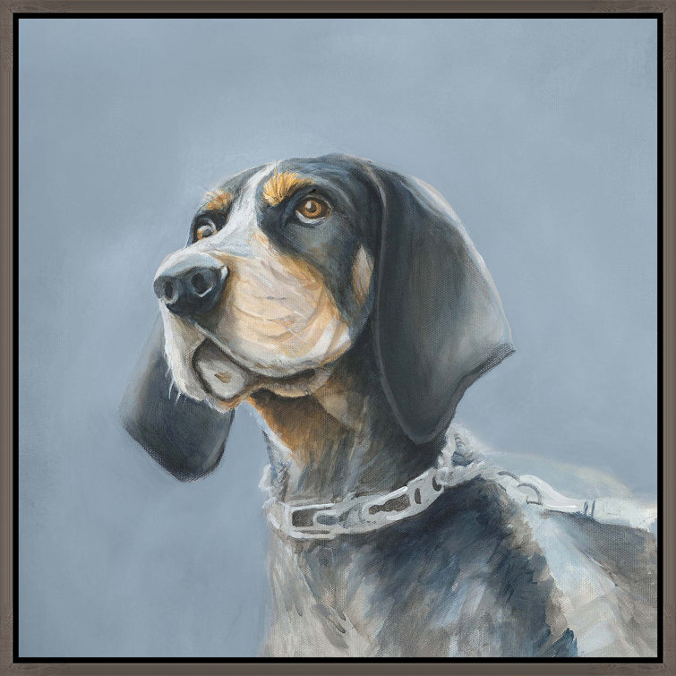 Chelsea Art Studio DAlessandro Léon Blue Smokey II Framed On Canvas by ...