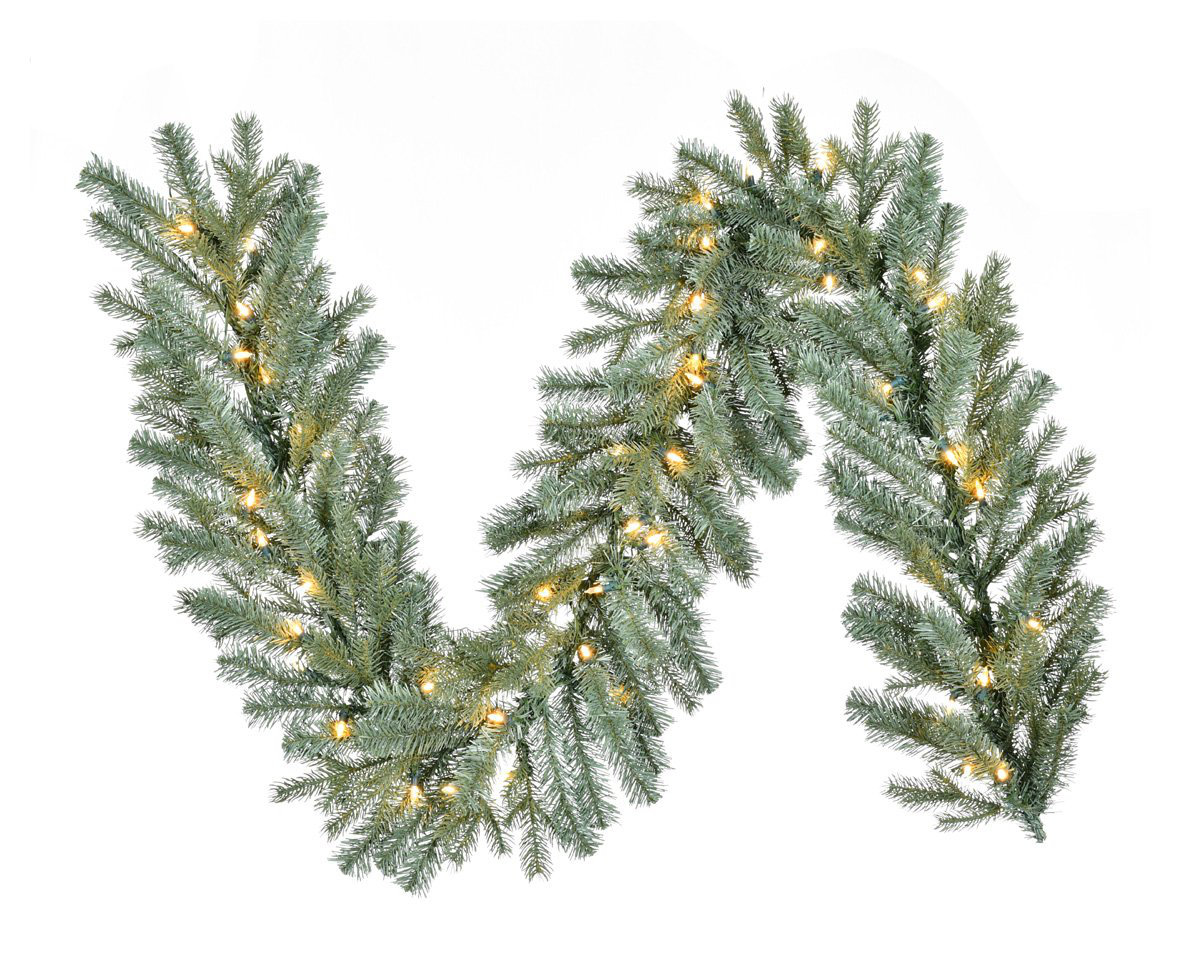 The Holiday Aisle® 72'' in. Lighted Faux Garland | Wayfair