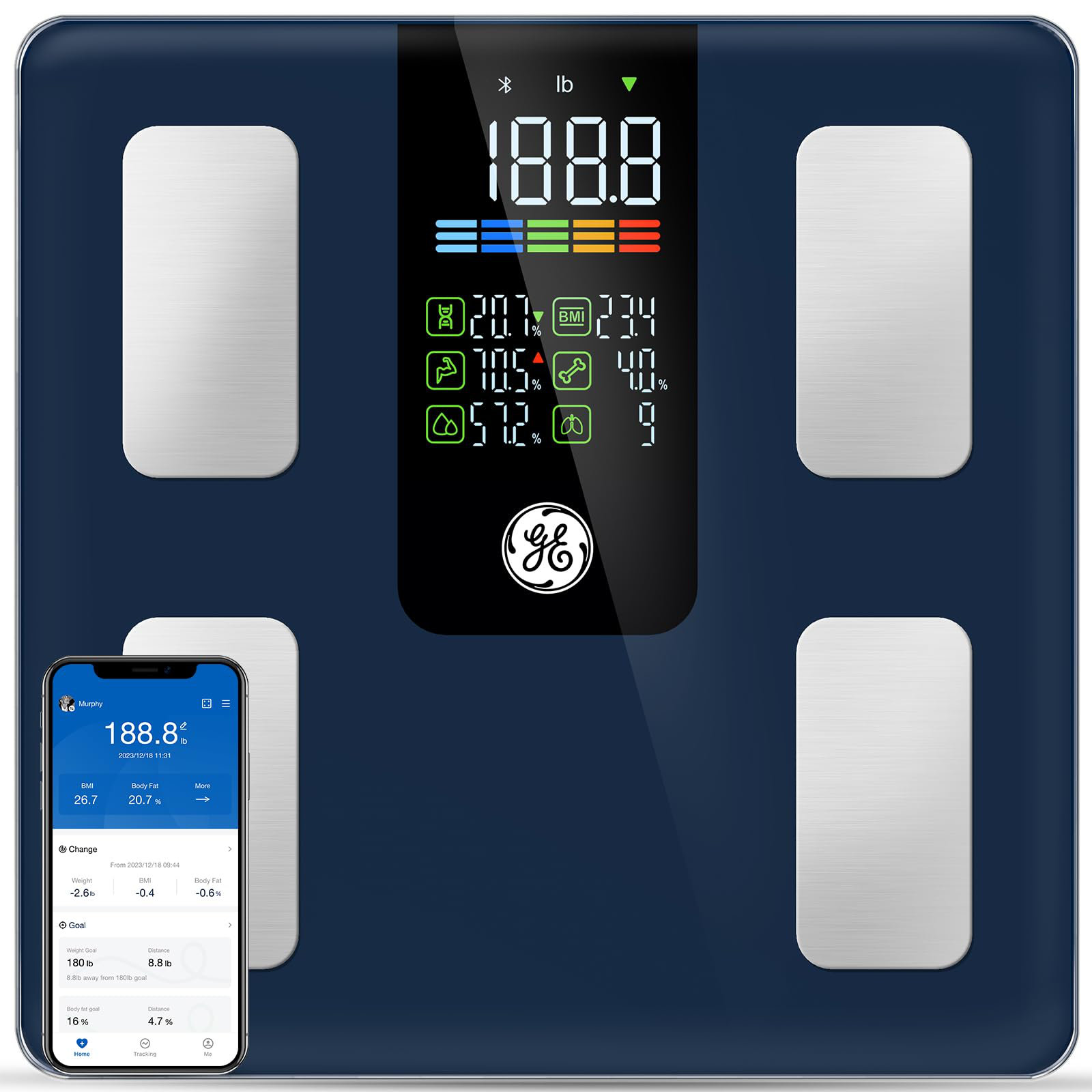 MODERN WALLS LLC Scale For Body Weight Smart: Digital Bathroom Body Fat ...