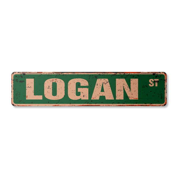 SignMission Logan Aluminum Street Sign | Wayfair