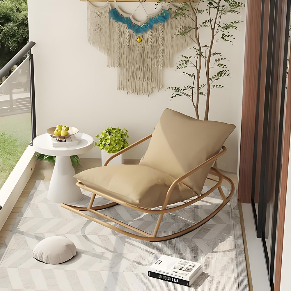 hennahome Home simple leisure comfortable lazy rocking chair | Wayfair