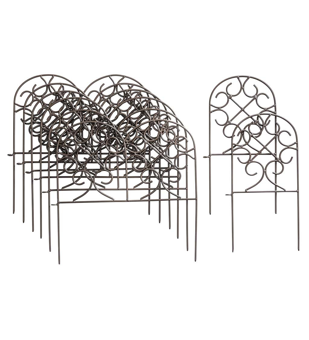 Evergreen Enterprises, Inc 18'' H x 120'' W Scrollwork Wrought Iron ...