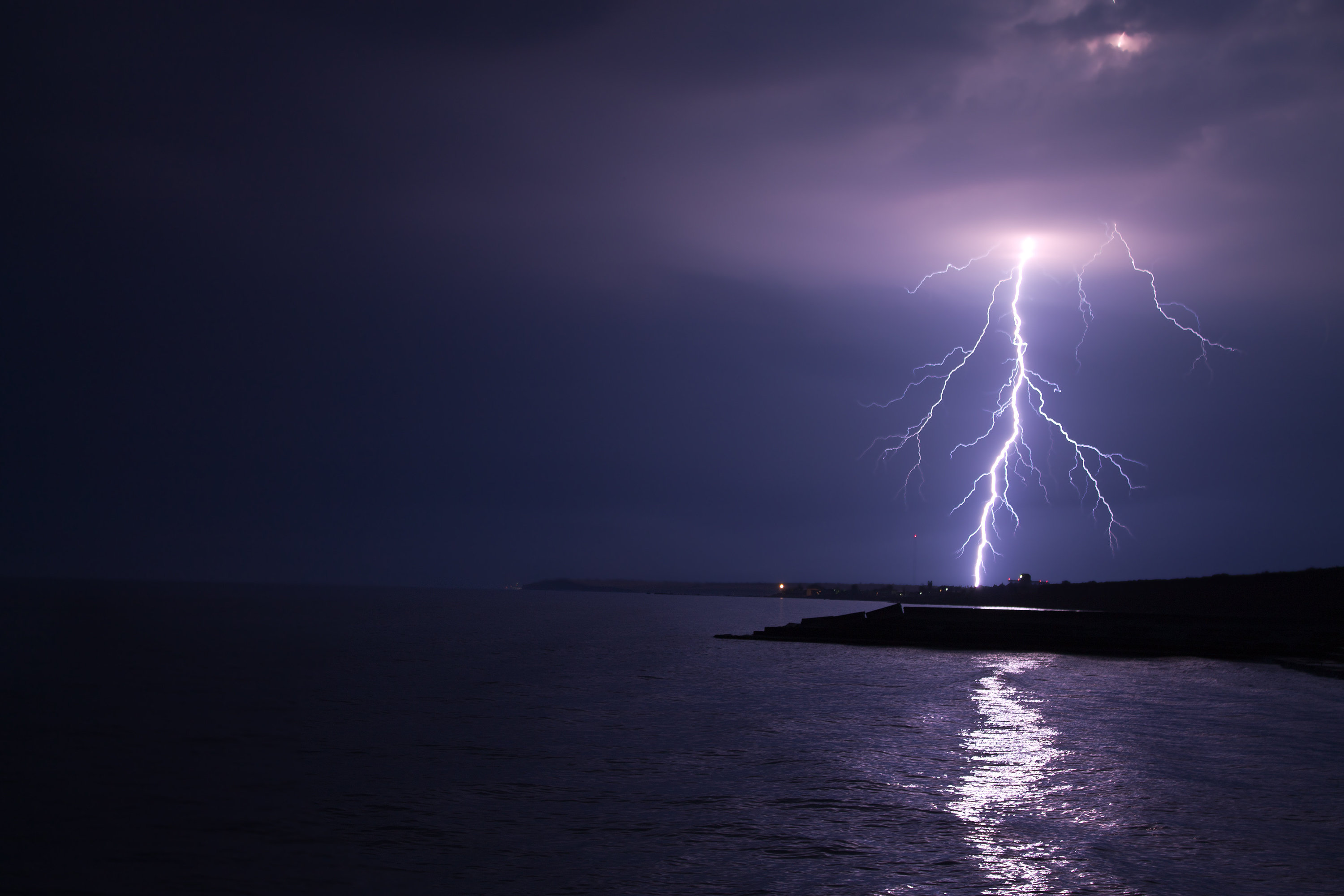 Highland Dunes Bright Storm At Sea by Fantom_Rd - Wrapped Canvas ...