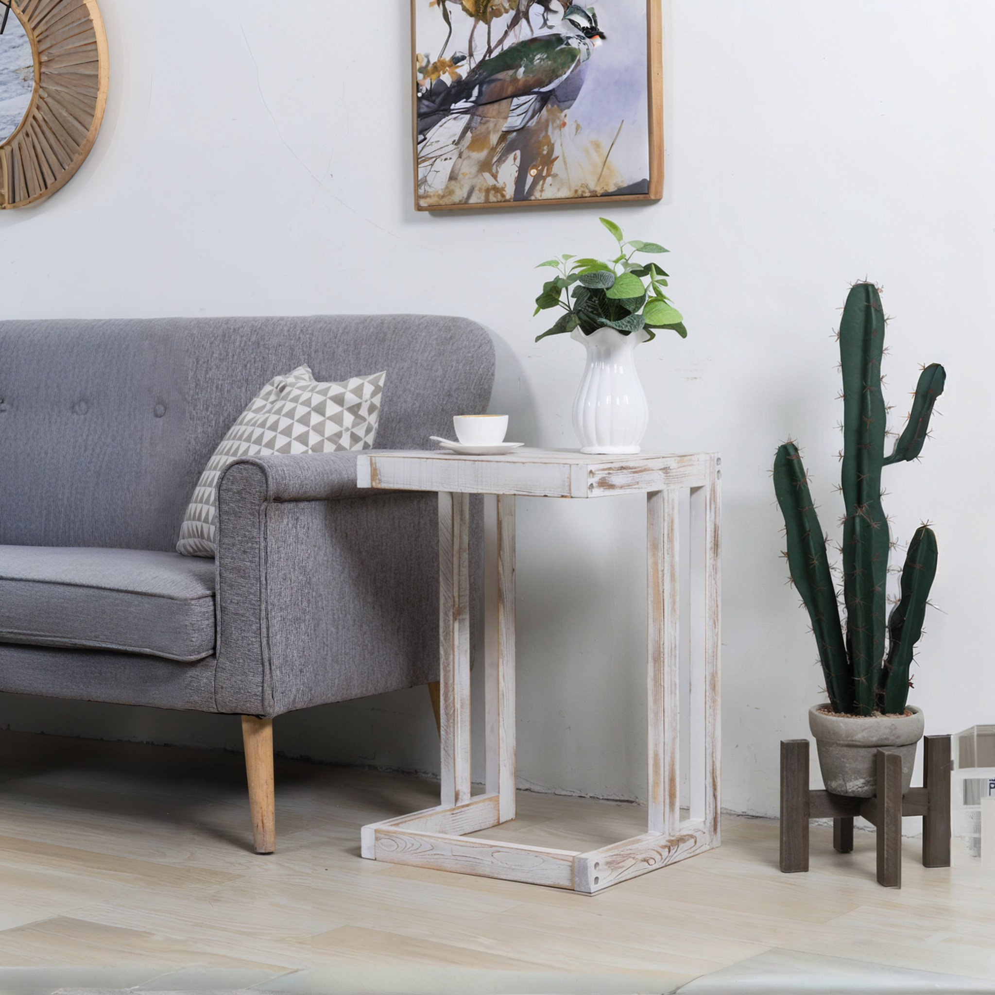 MyGift Dejourn Solid Wood Side Table & Reviews | Wayfair.co.uk