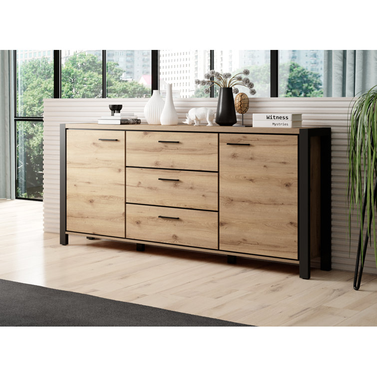 Williston Forge 180Cm Wide 3 Drawer Sideboard | Wayfair.co.uk