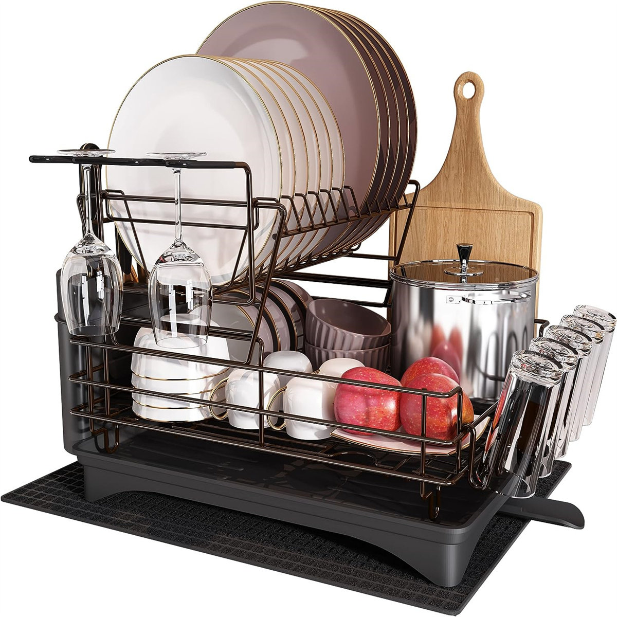 YITAHOME Stainless Steel Dish Rack | Wayfair