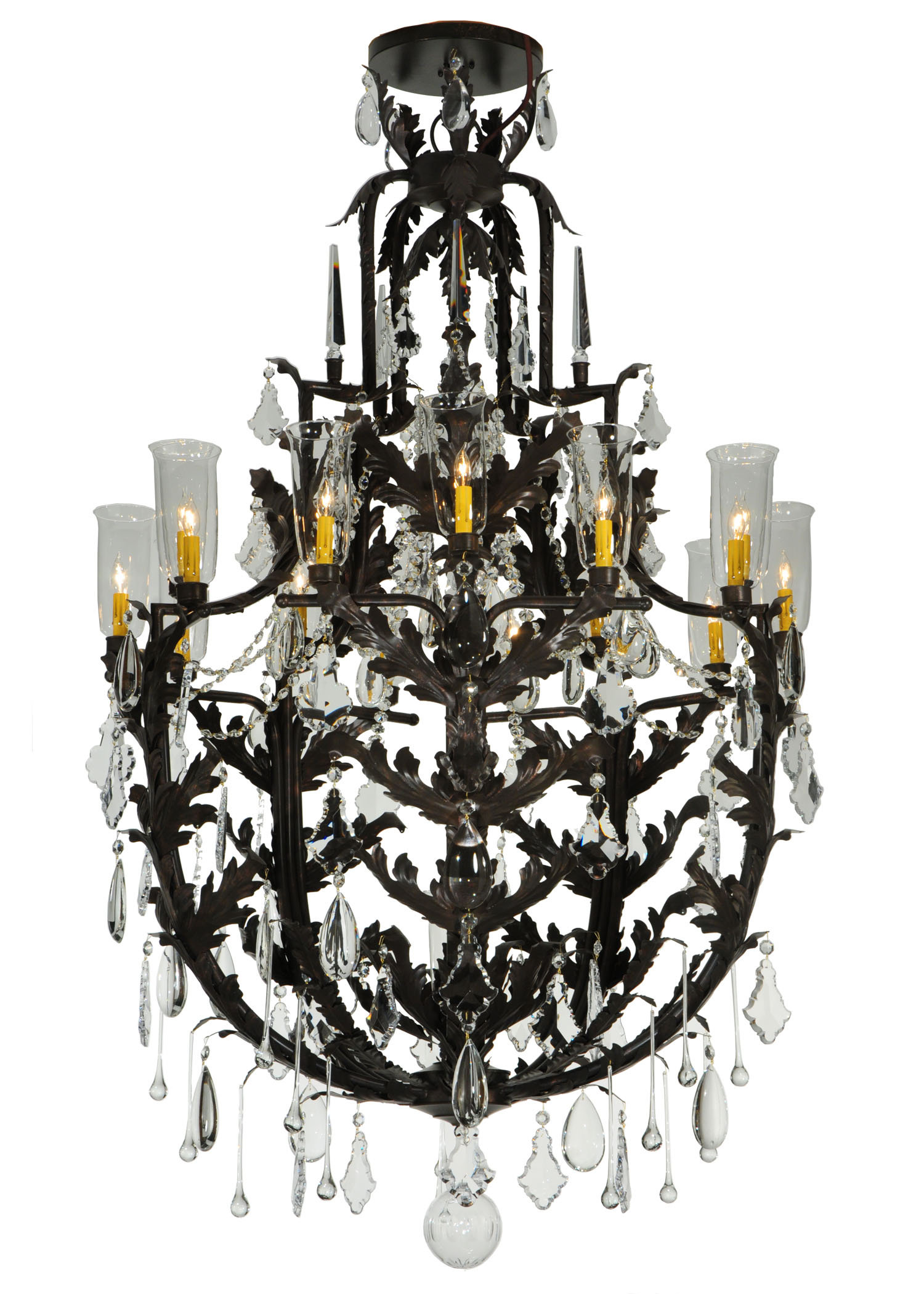 Meyda Lighting 44" W French Baroque 16 Light Chandelier | Wayfair