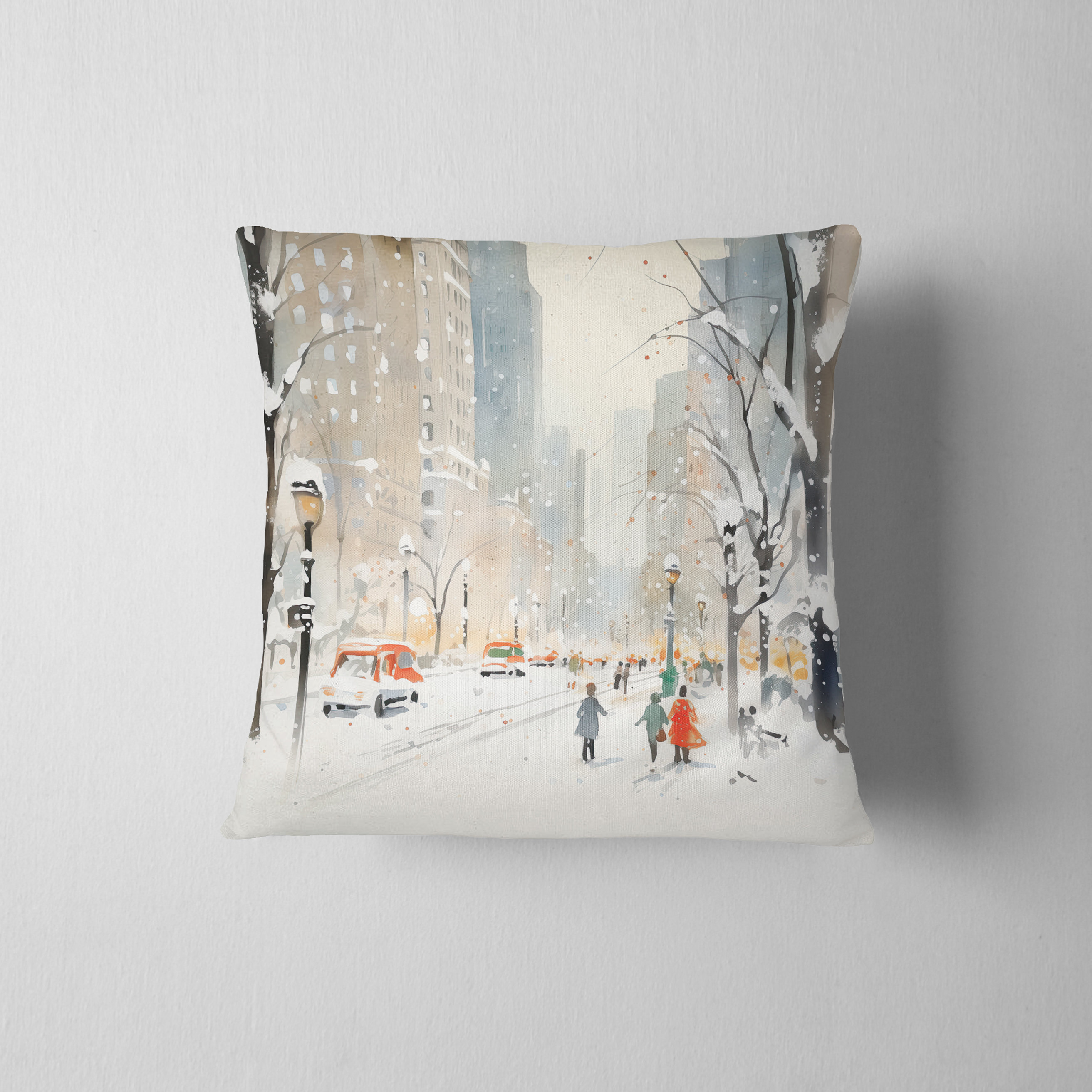 Adornly Home Winter In the City Holiday Pillow Cover | Wayfair