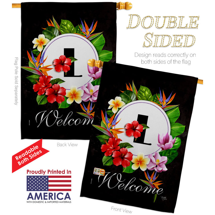 Breeze Decor Double Sided 40'' H x 28'' W Polyester House Flag ...