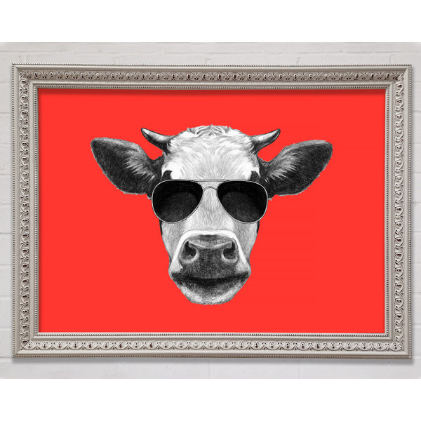 Bright Star Mafia Cow - Single Picture Frame Print | Wayfair.co.uk