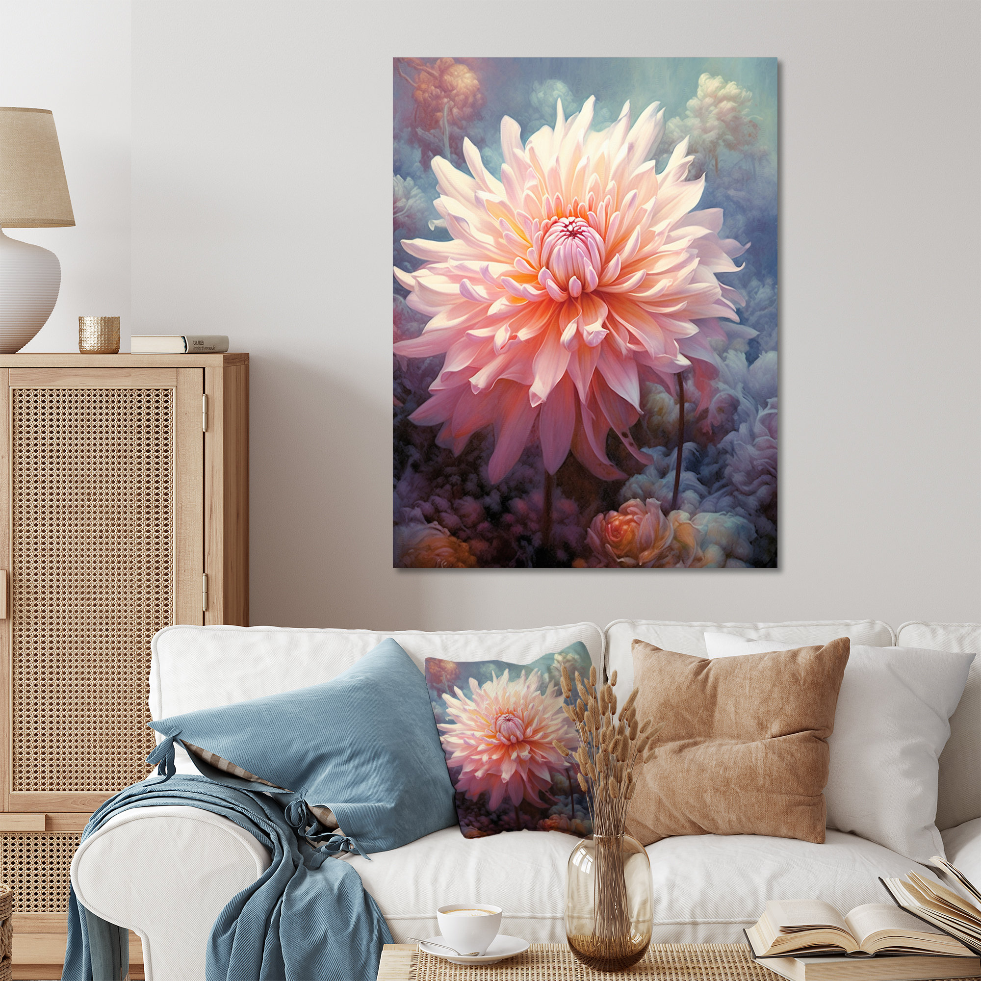 Winston Porter White Pink Mums Blossoms - Mums Metal Wall Art | Wayfair