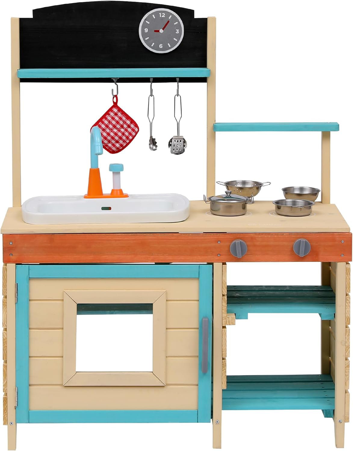 gaomon Mud Kitchen For Kids Outdoor, Kids Outdoor Play Kitchen Playset ...