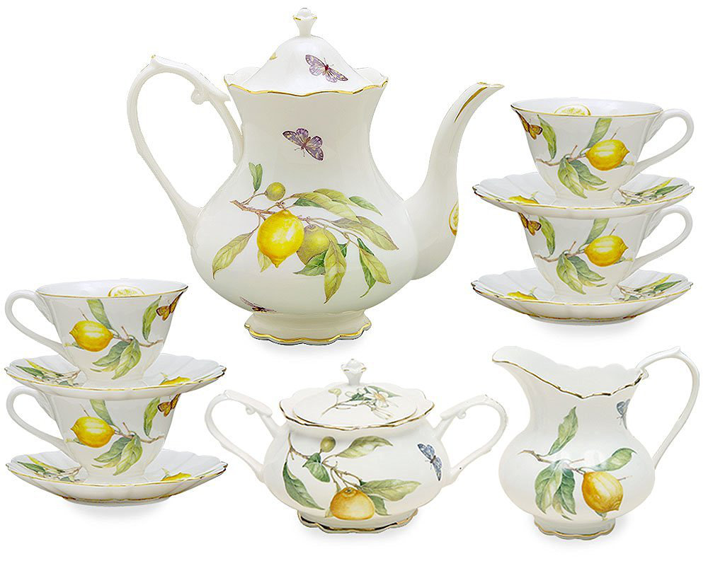 Grace's Tea Ware 11 Piece Porcelain Tea Set & Reviews - Wayfair Canada