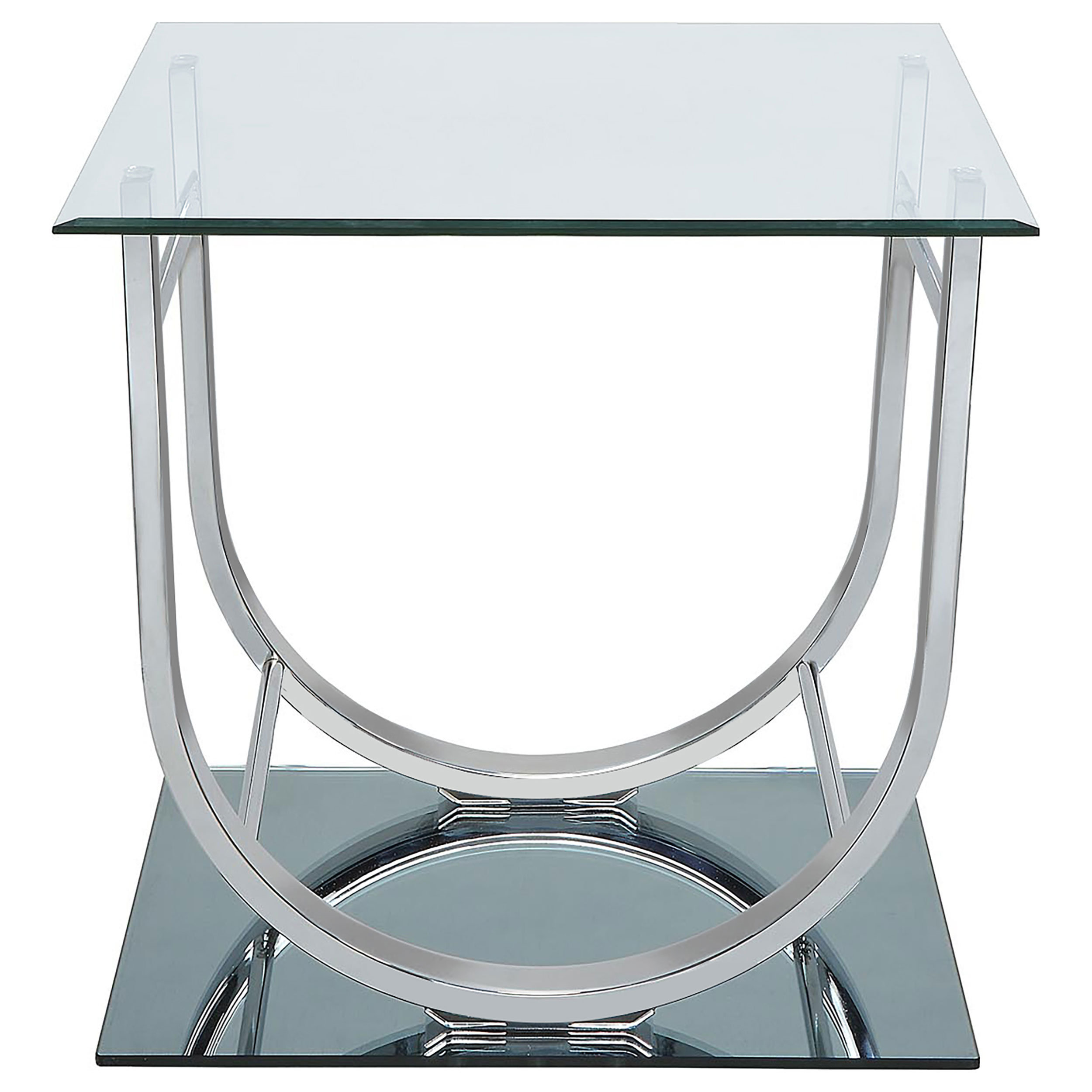 Coaster Fine Furniture Danville U-Shaped End Table Chrome | Wayfair
