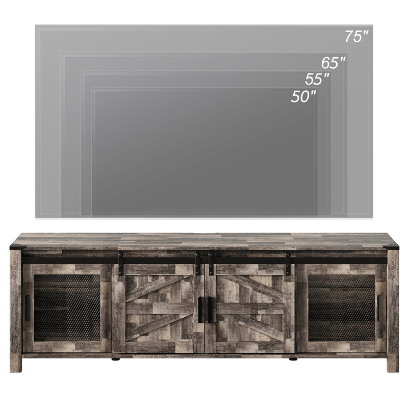 Gracie Oaks Tovah 70'' Media Console & Reviews | Wayfair