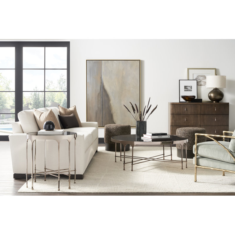 Vanguard Furniture Calliope Glass Top Single Coffee Table | Wayfair