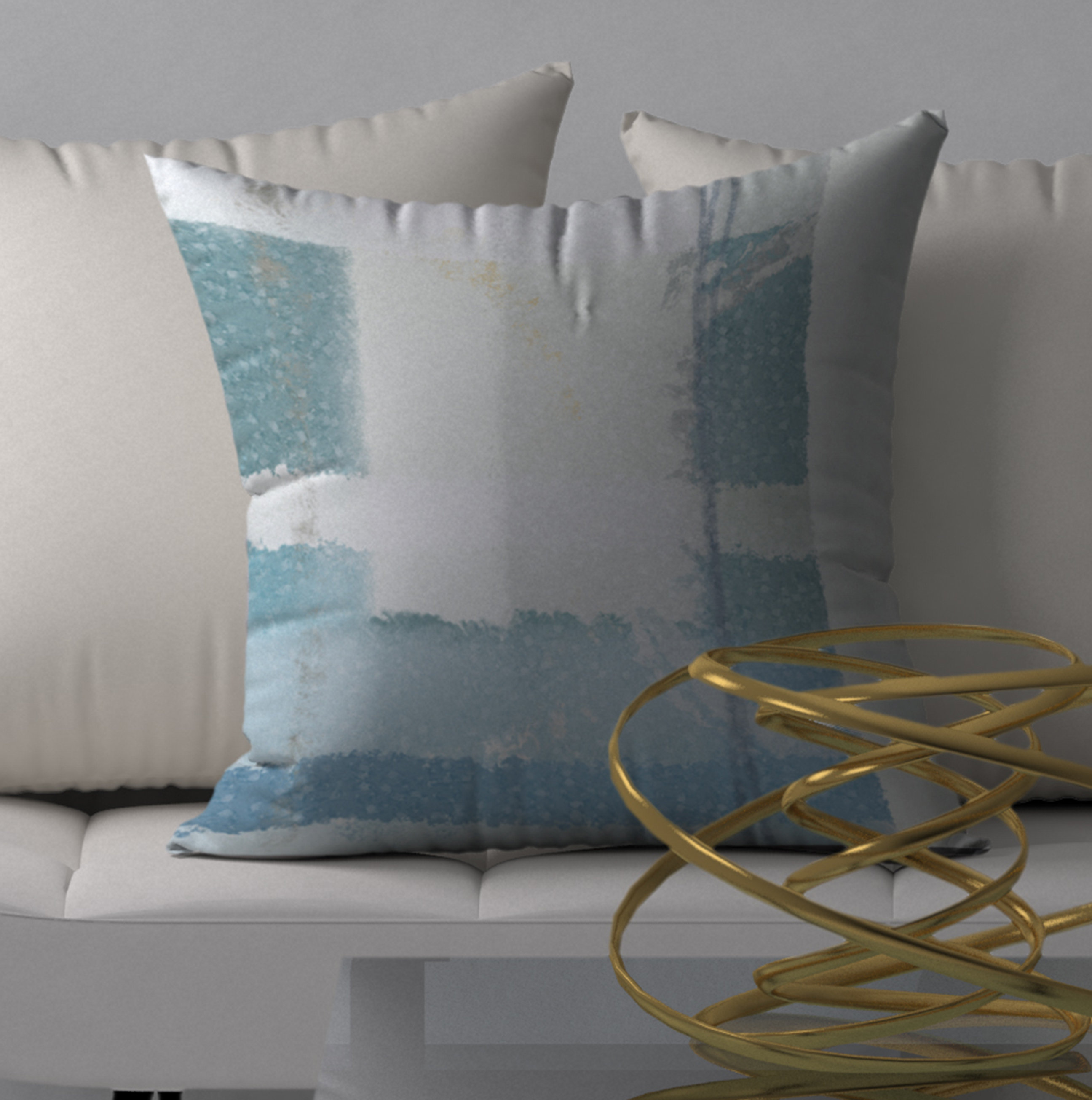 LeRoi Products Lucky Palate Decorative Square Pillow Cover & Insert ...
