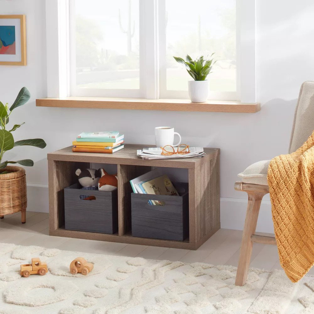 Ebern Designs 2 Cube Organizer Shelf - Wayfair Canada