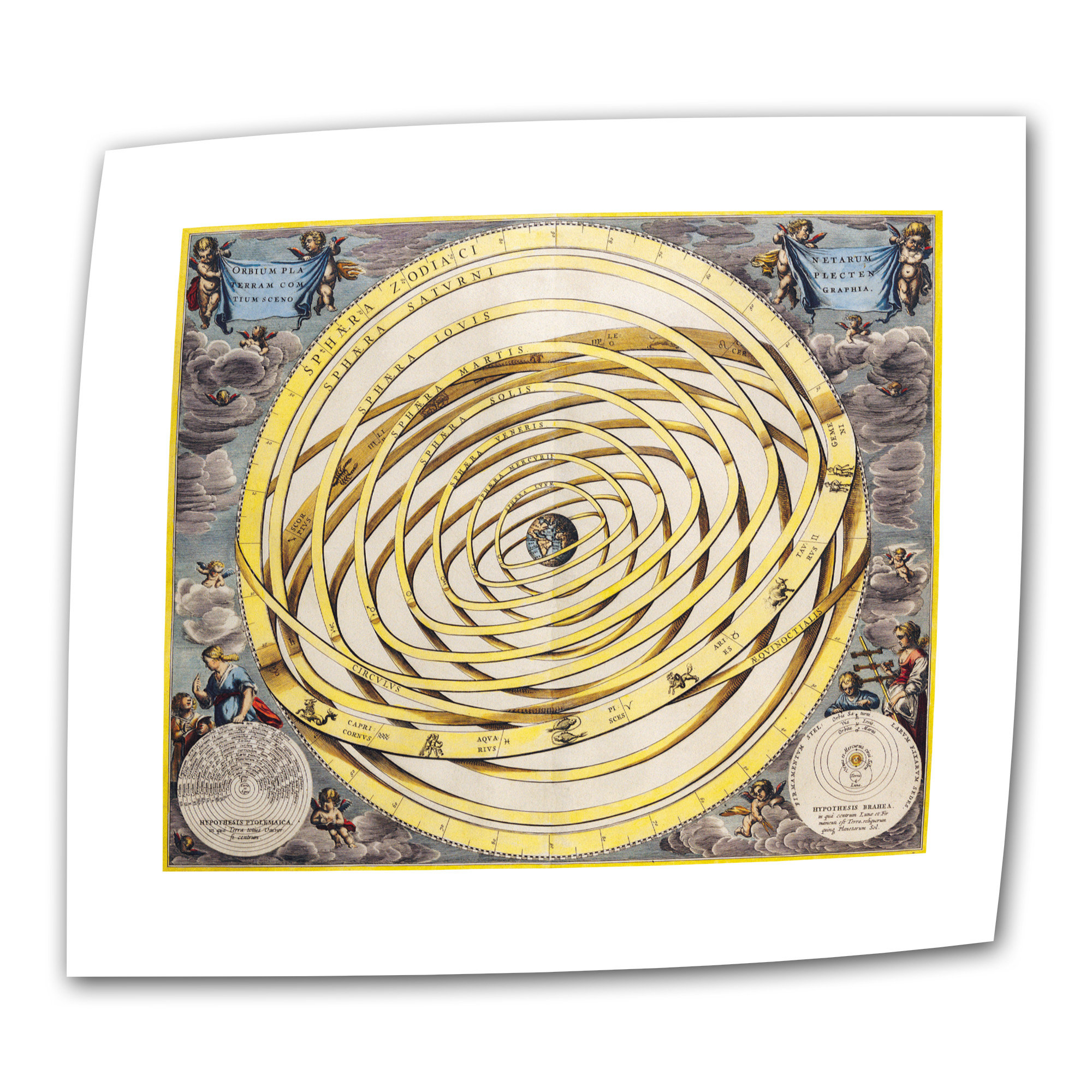 ArtWall Antique Maps 'Celestial Map' by Andres Celarius Graphic Art on ...