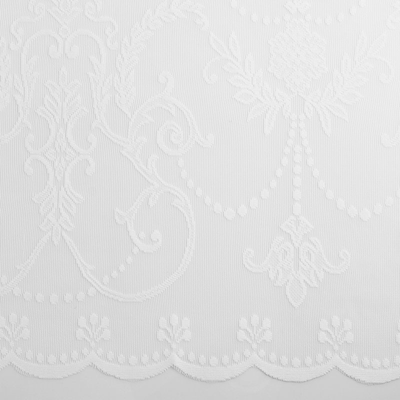 Kelly Clarkson Home Christy Floral Lace Rod Pocket Curtain Panel ...