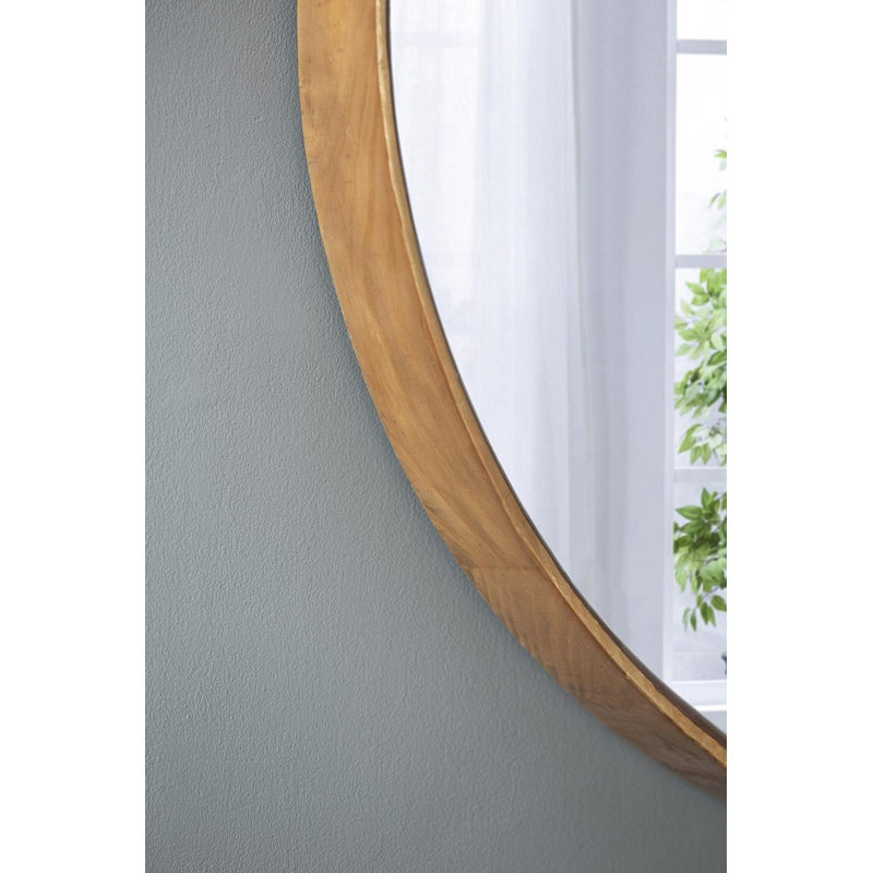 Latitude Run® Wayne Wood Accent Mirror | Wayfair