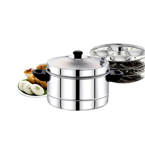 Butterfly Idly (idli) Cooker Set With 4 Plates(rice Cake Steamers ...