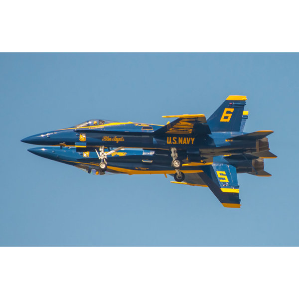 Hokku Designs " Blue Angels Airplane Stunt Group " Print on Canvas ...