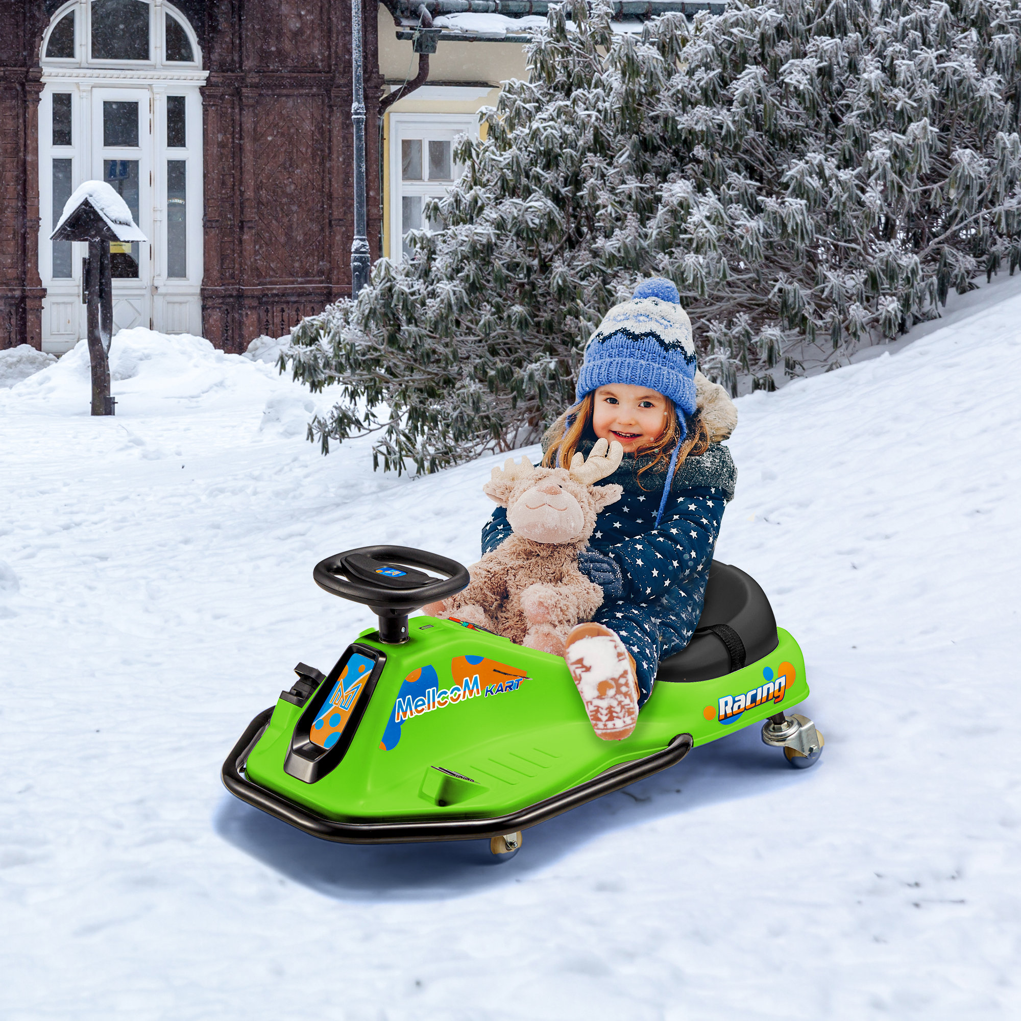 Erommy 12 Volt 1 Seater All - Terrain Vehicles' Powered Ride on Toy ...