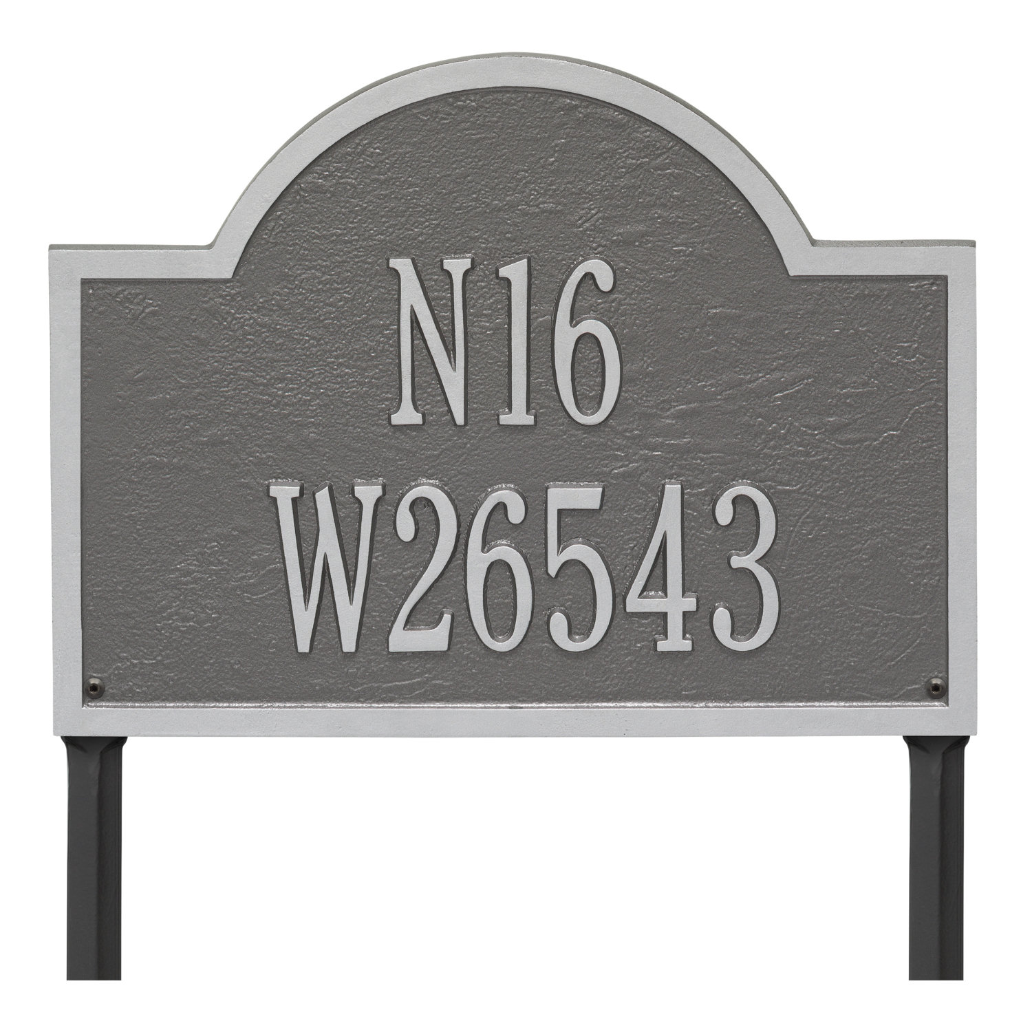 Whitehall Products Wisconsin Special 3-Line Wall Address Plaque ...