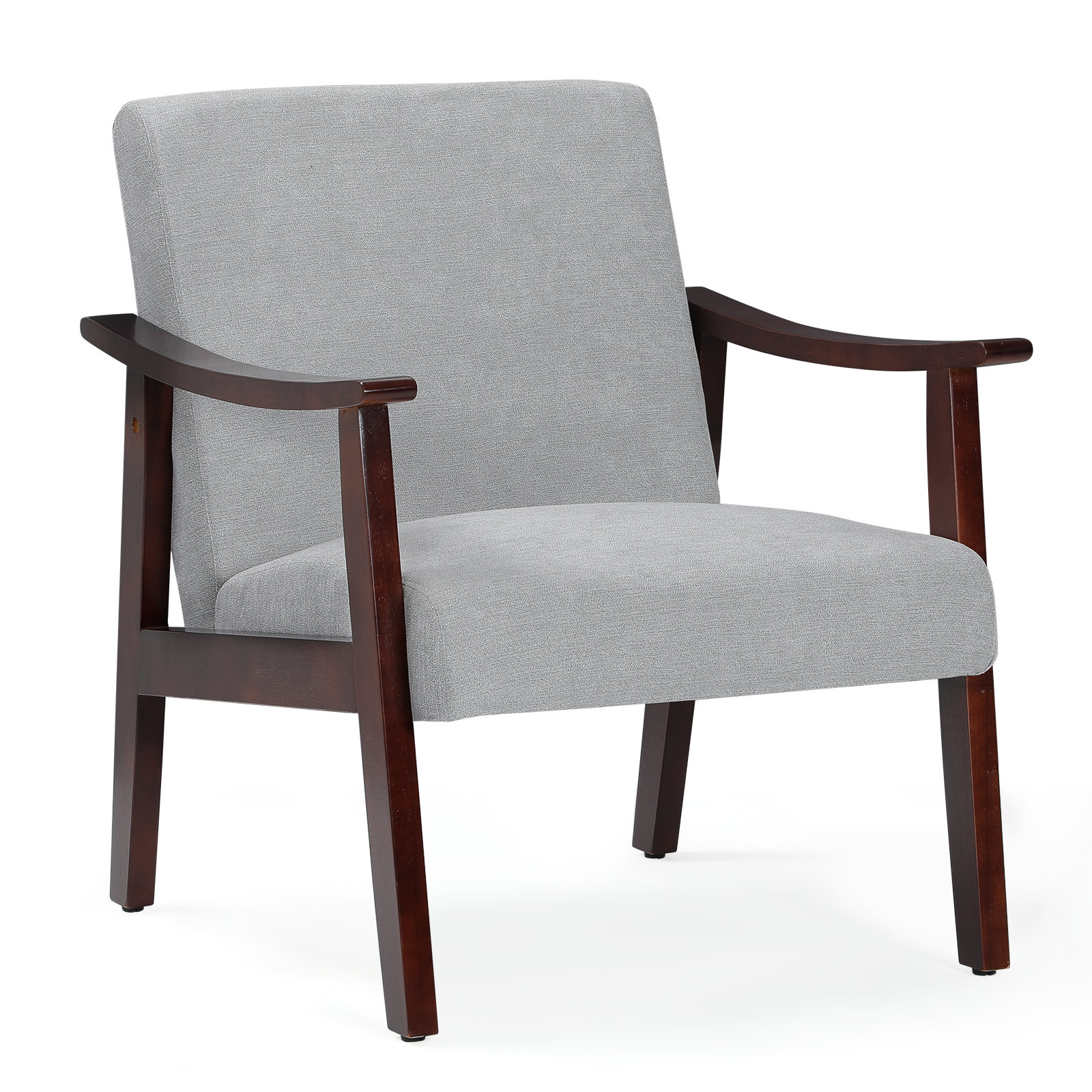 George Oliver Upholstered Accent Chair, Modern Armchair Reception Chair ...