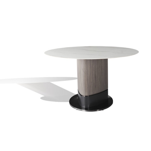 New Spec Round Metal Base Dining Table | Wayfair
