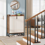 Wade Logan® 12 Pair Shoe Storage Cabinet & Reviews | Wayfair