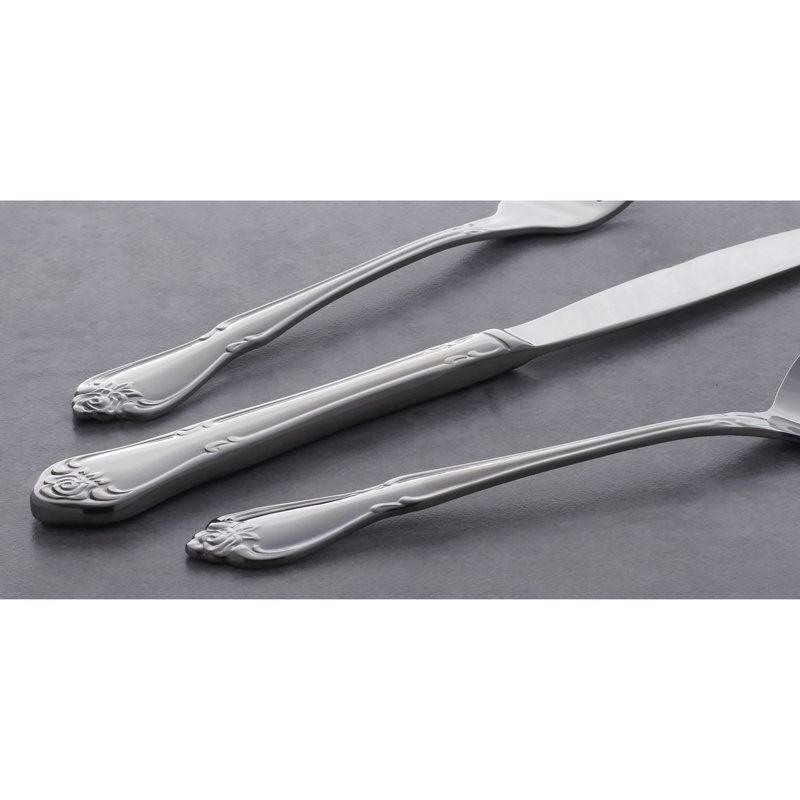 Oneida True Rose 45 Piece Everyday Flatware Set & Reviews | Wayfair