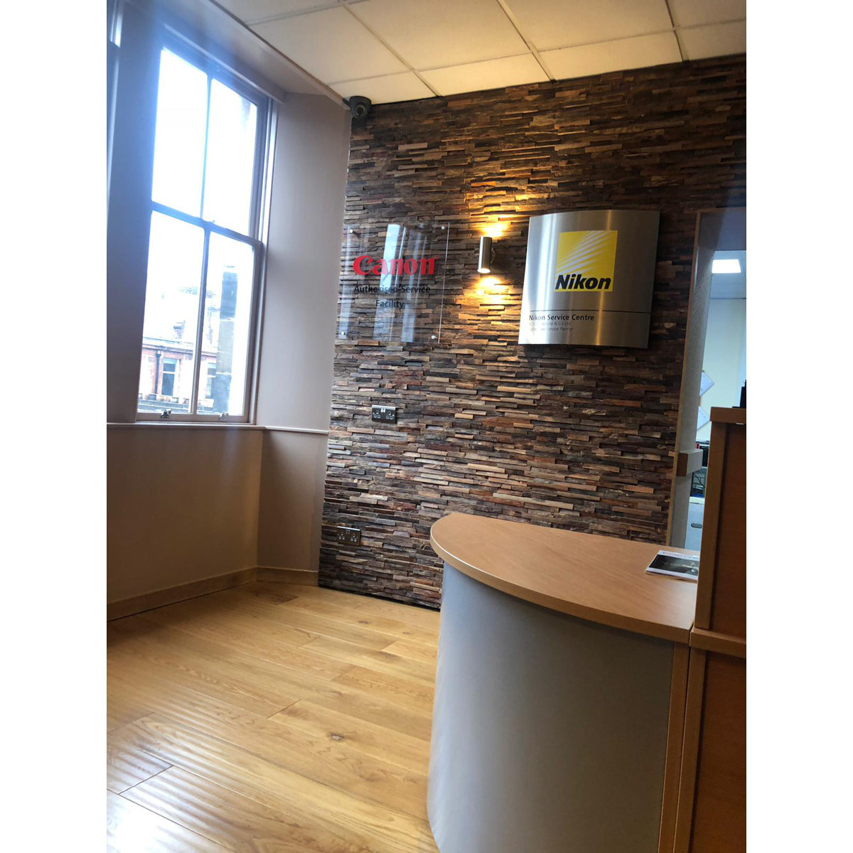 Java Creations Matrix 12" x 48" Reclaimed Engineered Wood Wall ...