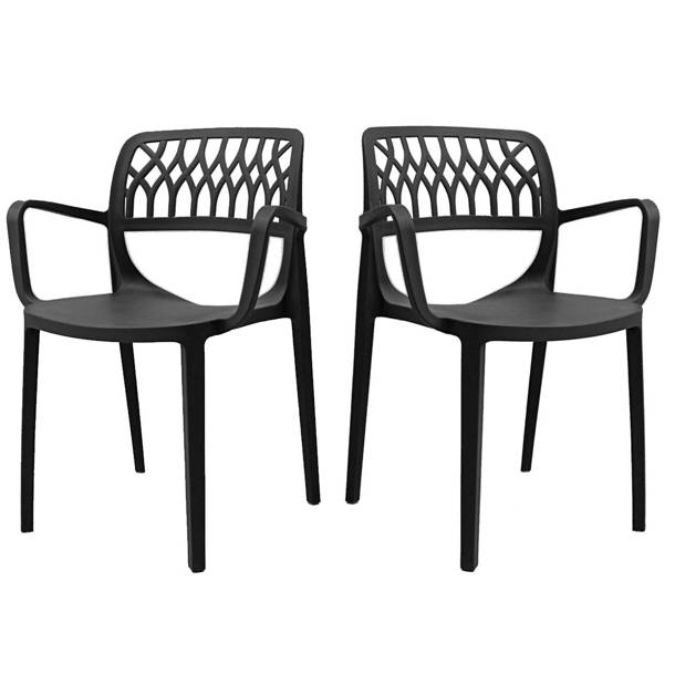 Rainbow Outdoor Outdoor Stacking Dining Side Chair | Wayfair