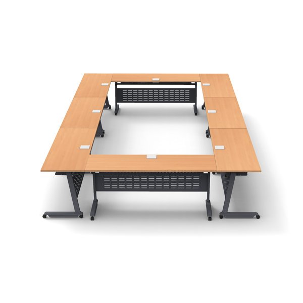 TeamWORK Tables 16 Person Training Meeting Seminar Tables Set | Wayfair