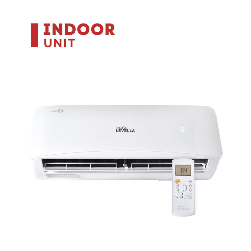 Premium Levella 12000 BTU Wi-Fi Connected Ductless Mini Split Air ...