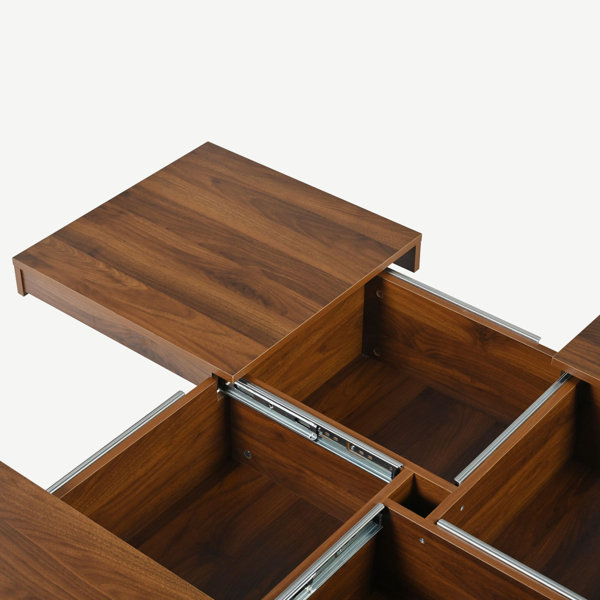 Ivy Bronx Block Coffee Table With Storage & Reviews | Wayfair