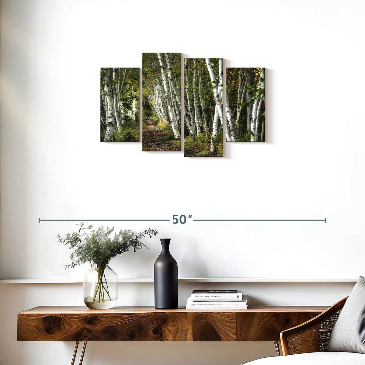 Millwood Pines Alvord A Walk Through The Birch Trees - Wayfair Canada
