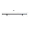 Latitude Run® Contemporary Telescopic Vertically Stored Black Aluminum ...