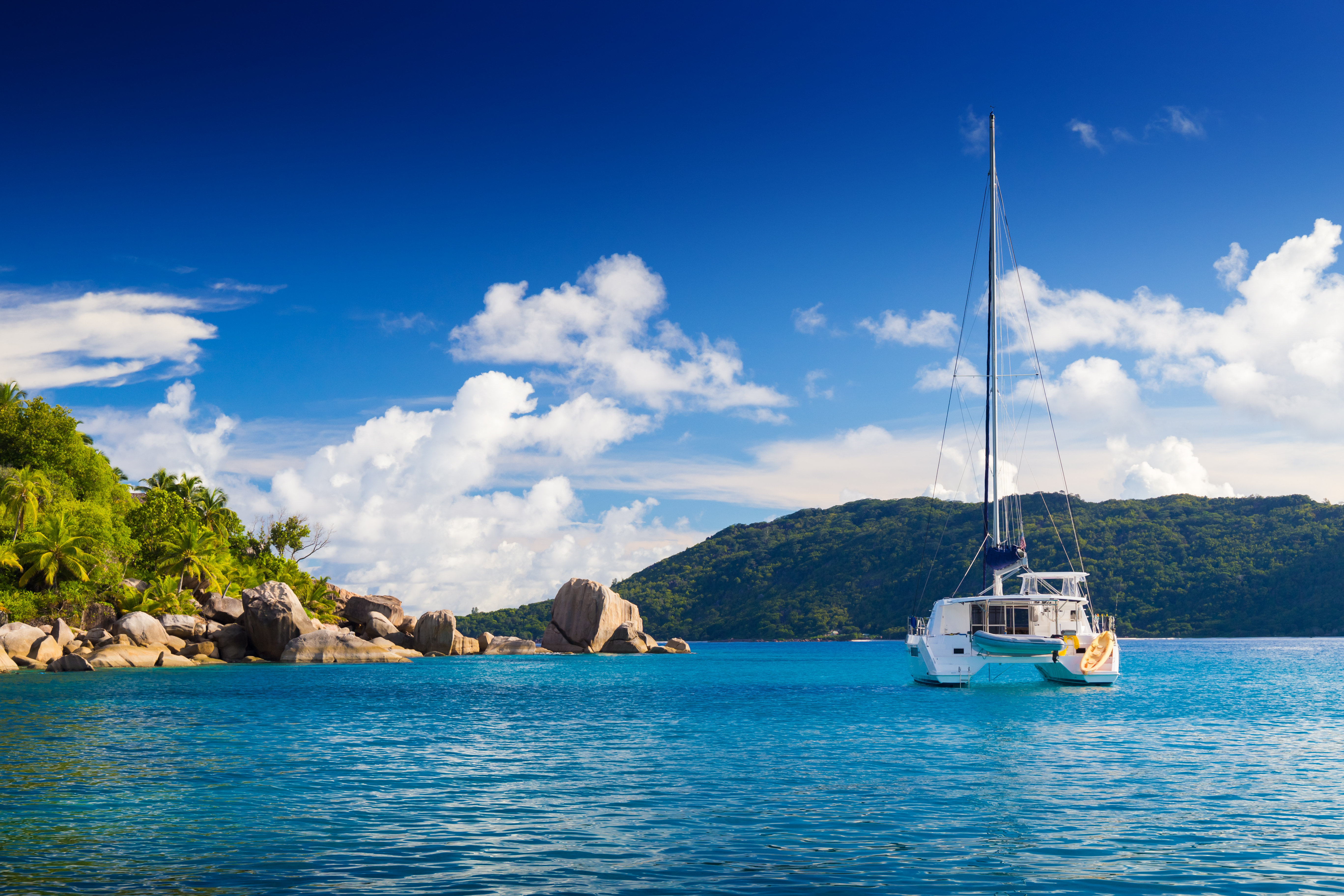 Breakwater Bay Catamaran by Zetter - Wrapped Canvas Photograph | Wayfair