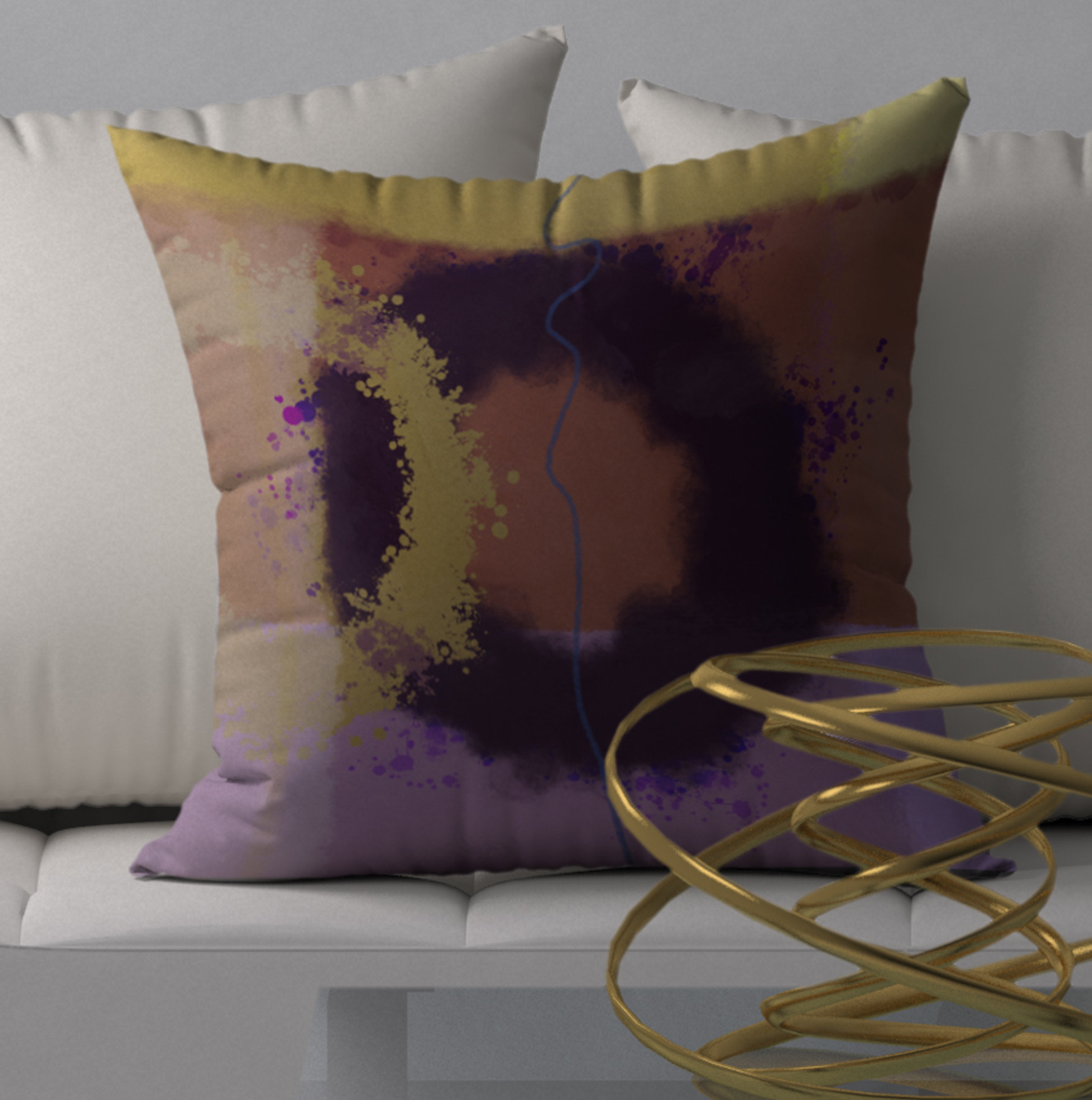 LeRoi Products Geet Power Fizz Square Pillow Cover & Insert | Wayfair