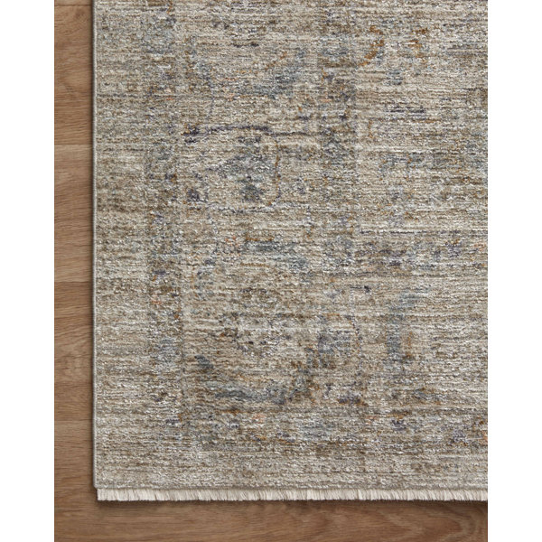 Jean Stoffer x Loloi Katherine Beige / Mist Area Rug & Reviews | Wayfair