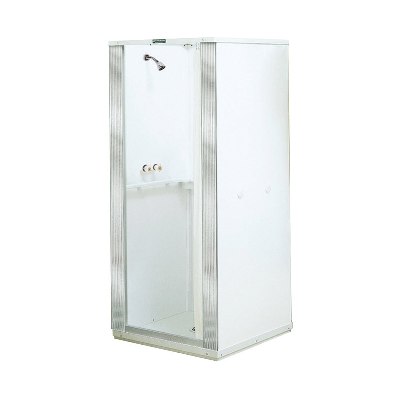E.L. Mustee & Son Durastall W 75'' H Framed Square Shower Enclosure ...