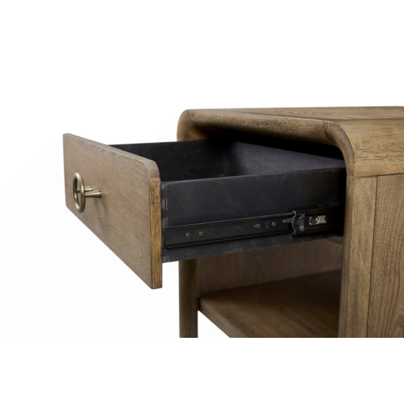 Red Barrel Studio® Waterfall End Table - Latte | Wayfair