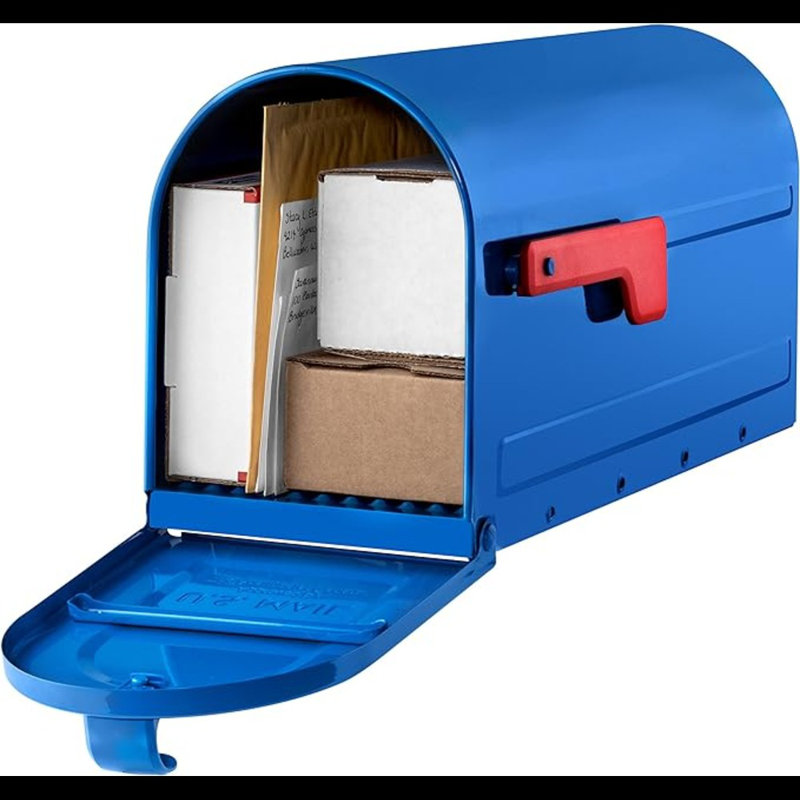 Invenitiah Architectural Mailboxes 7600BE MB1 Mailbox, Medium, Blue ...