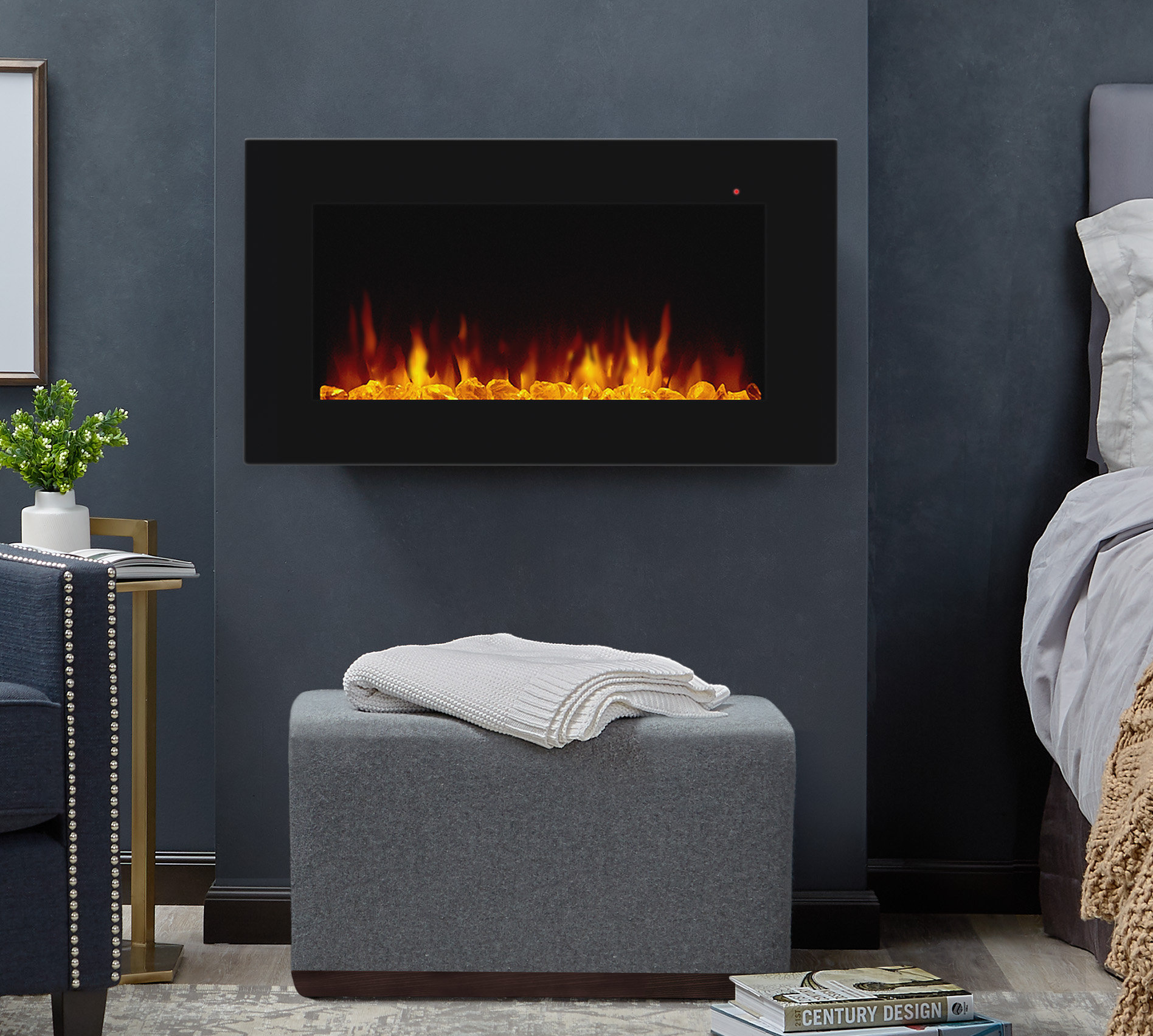 Real Flame Foyer électrique mural Corretto par Real Flame et avis ...