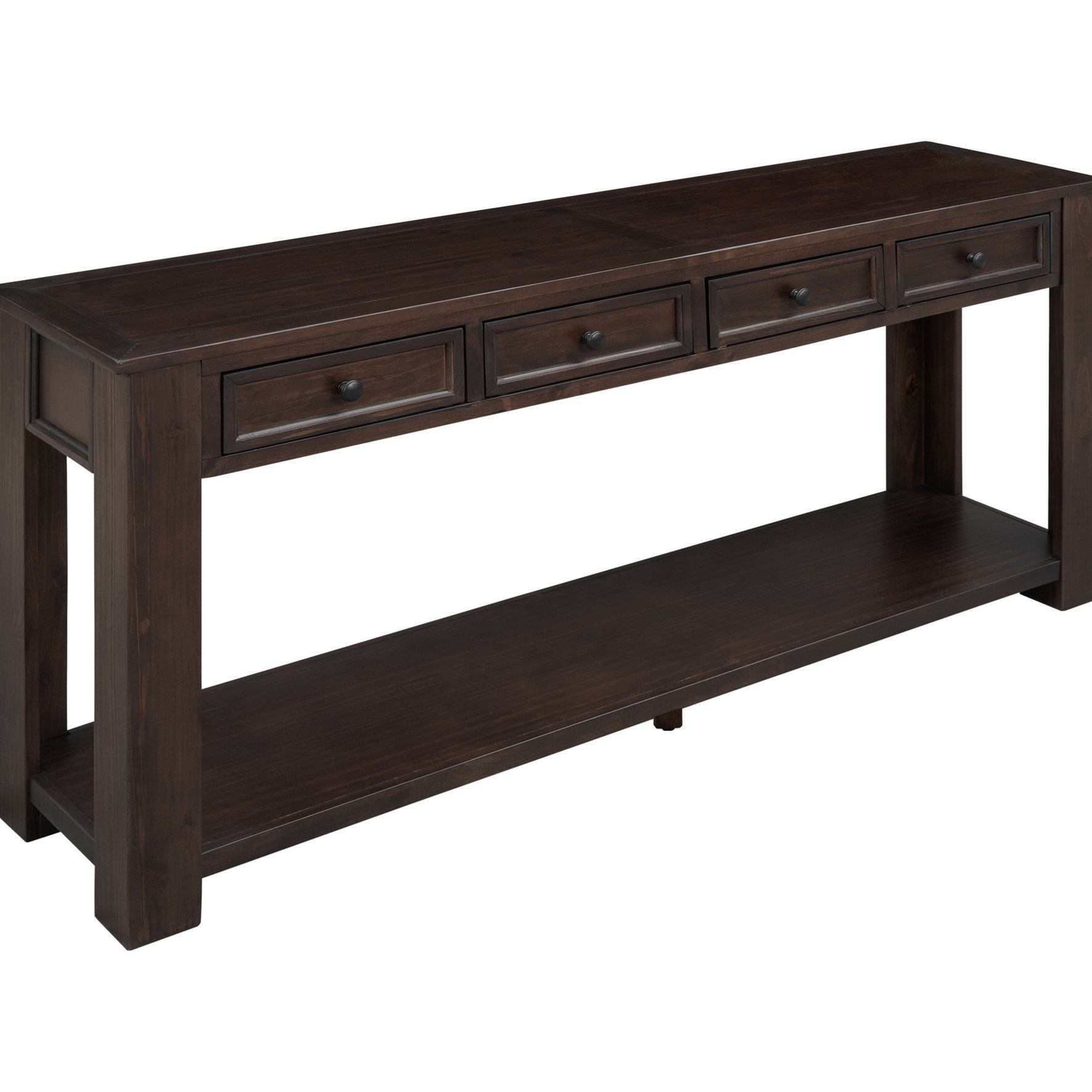 Red Barrel Studio® Navy Console Table With Solid Wood Construction ...